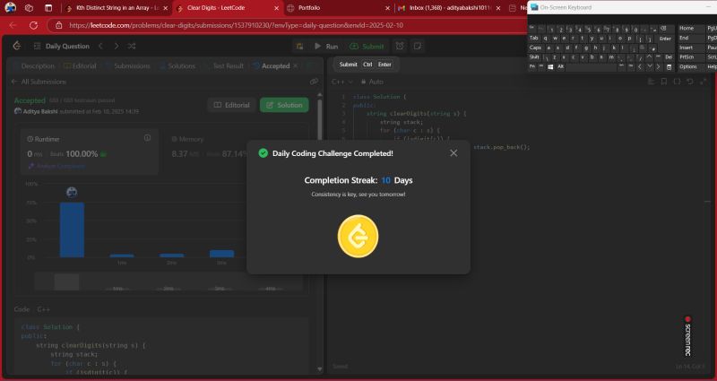 #leetcode #100daysofcode #dsa #codingchallenge #consistency #keepgoing ... #leetcode #100daysofcode #dsa #codingchallenge #consistency #keepgoing ...