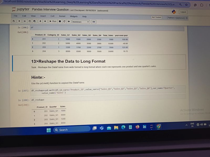 #python #pandas #datascience #dataanalytics #interviewpreparation ... #python #pandas #datascience #dataanalytics #interviewpreparation ...