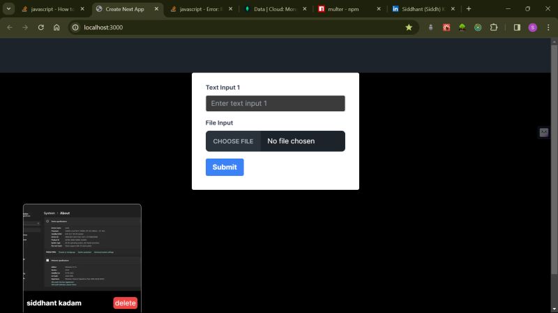 Siddhant Kadam on LinkedIn: #nextjs #practice #practicemakesperfect Siddhant Kadam on LinkedIn: #nextjs #practice #practicemakesperfect