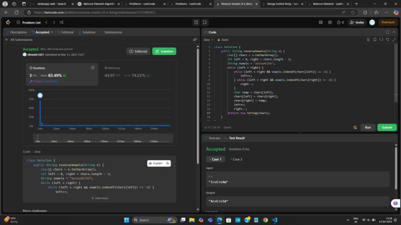#100daysofcode #keepcoding #java #leetcode #codingchallenge… | VIKNESH R #100daysofcode #keepcoding #java #leetcode #codingchallenge… | VIKNESH R