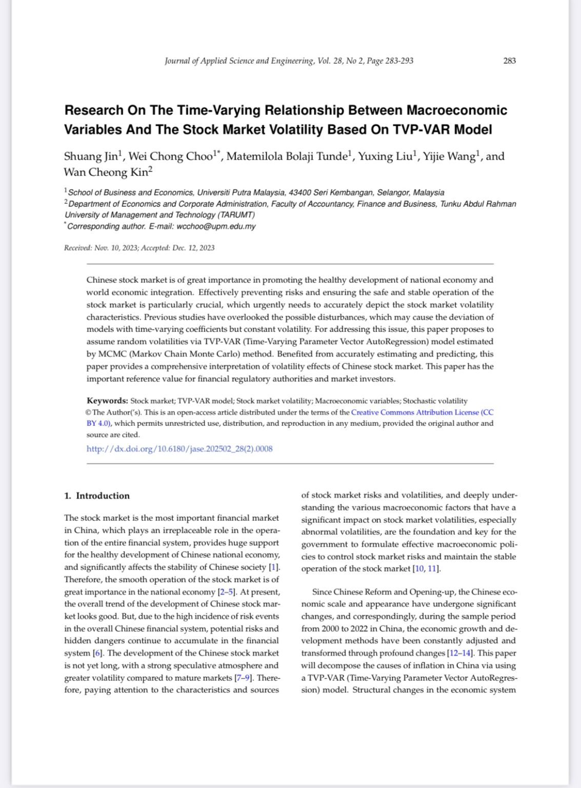 I am pleased to share our recently published paper “Research on the ... I am pleased to share our recently published paper “Research on the ...