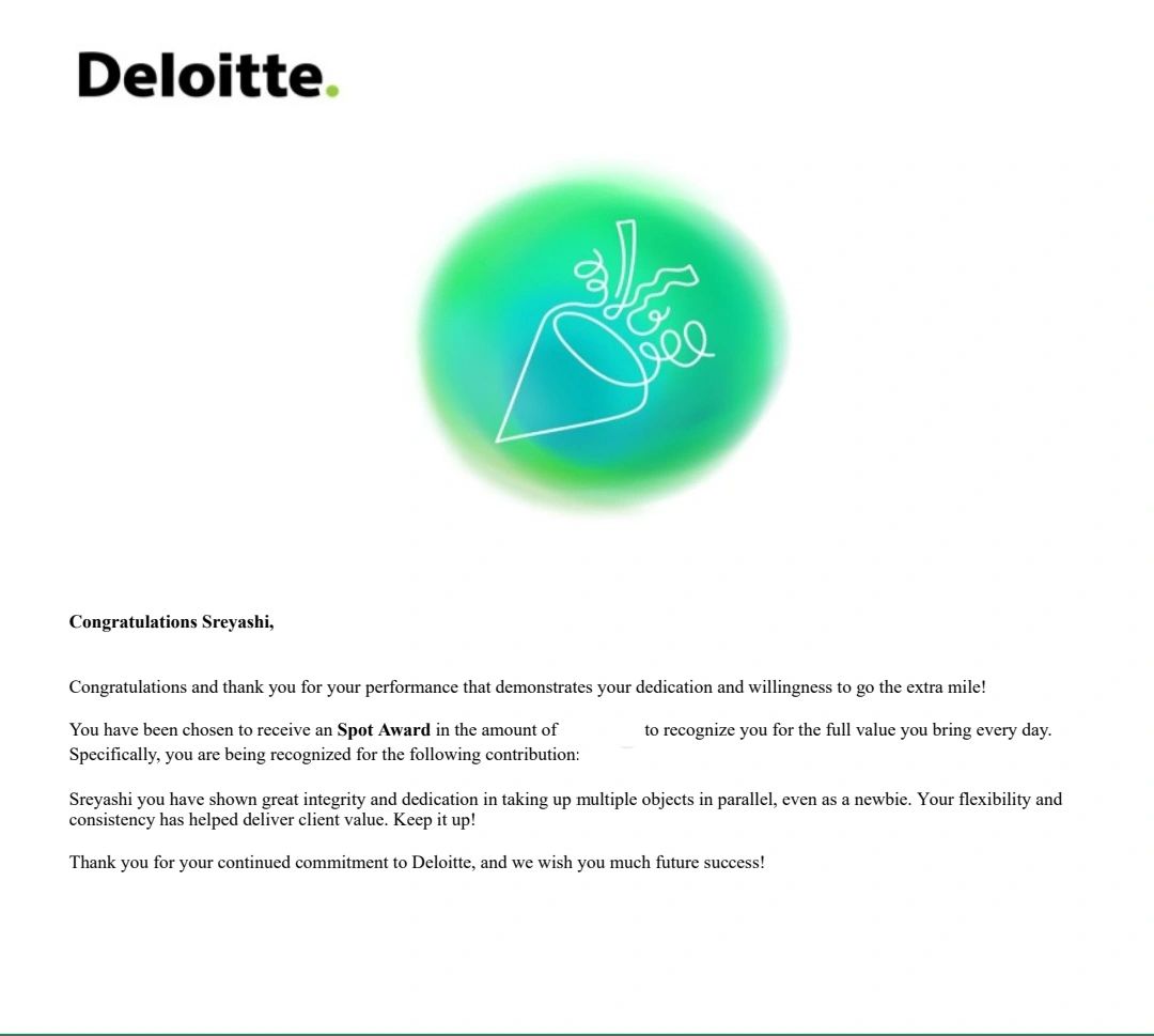 SREYASHI NANDY on LinkedIn: #makinganimpactthatmatters #deloitteusi # ... SREYASHI NANDY on LinkedIn: #makinganimpactthatmatters #deloitteusi # ...