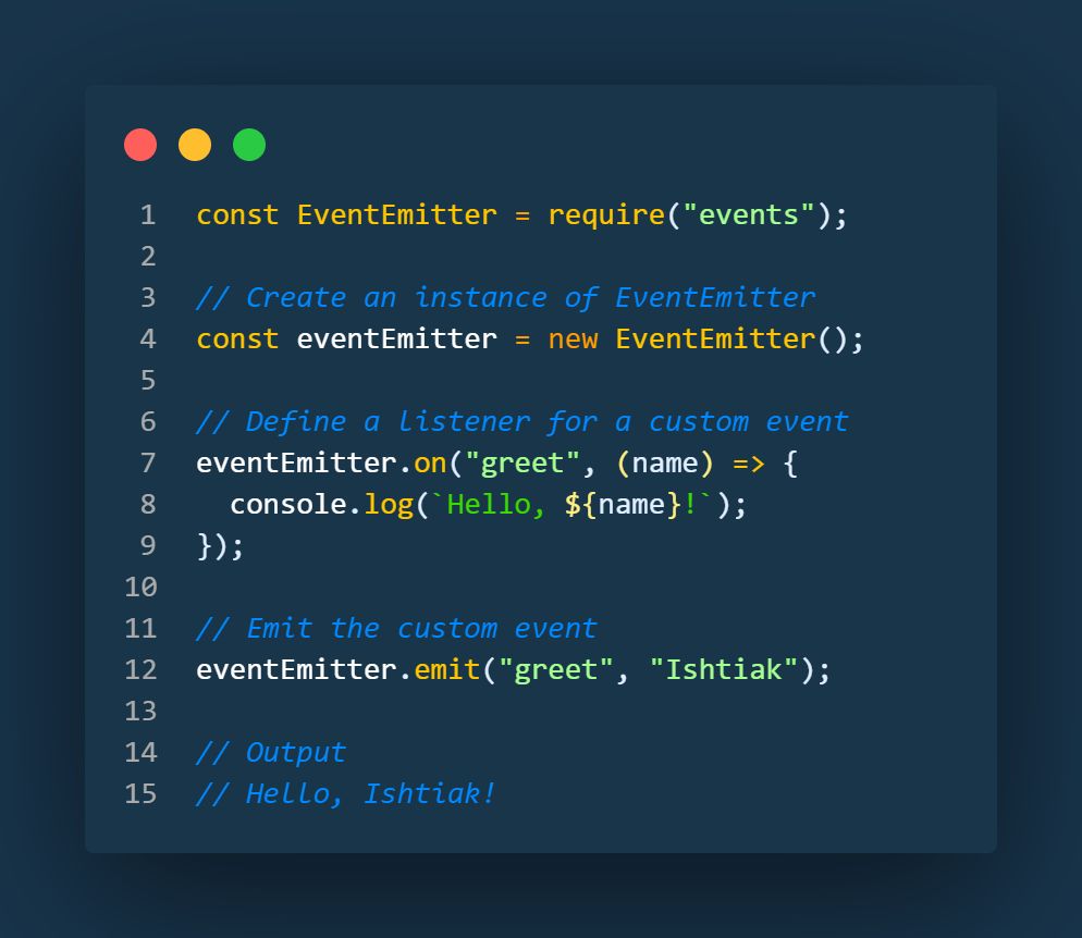 Ishtiak Ahmed on LinkedIn: Event-Driven Architecture in Node.js ... Ishtiak Ahmed on LinkedIn: Event-Driven Architecture in Node.js ...