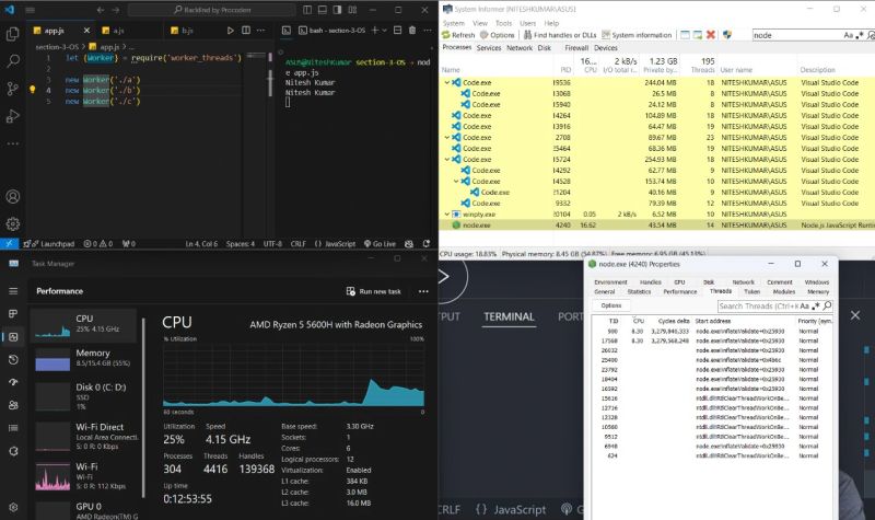 Nitesh Kumar on LinkedIn: #nodejs #multithreading #back #process Nitesh Kumar on LinkedIn: #nodejs #multithreading #back #process