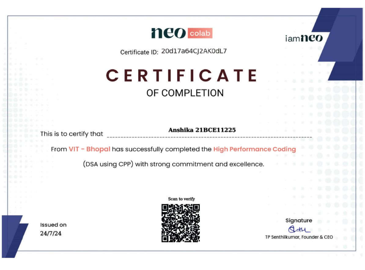 #highperformancecoding #dsa #cpp #vitbhopal #codingskills #techlearning ... #highperformancecoding #dsa #cpp #vitbhopal #codingskills #techlearning ...