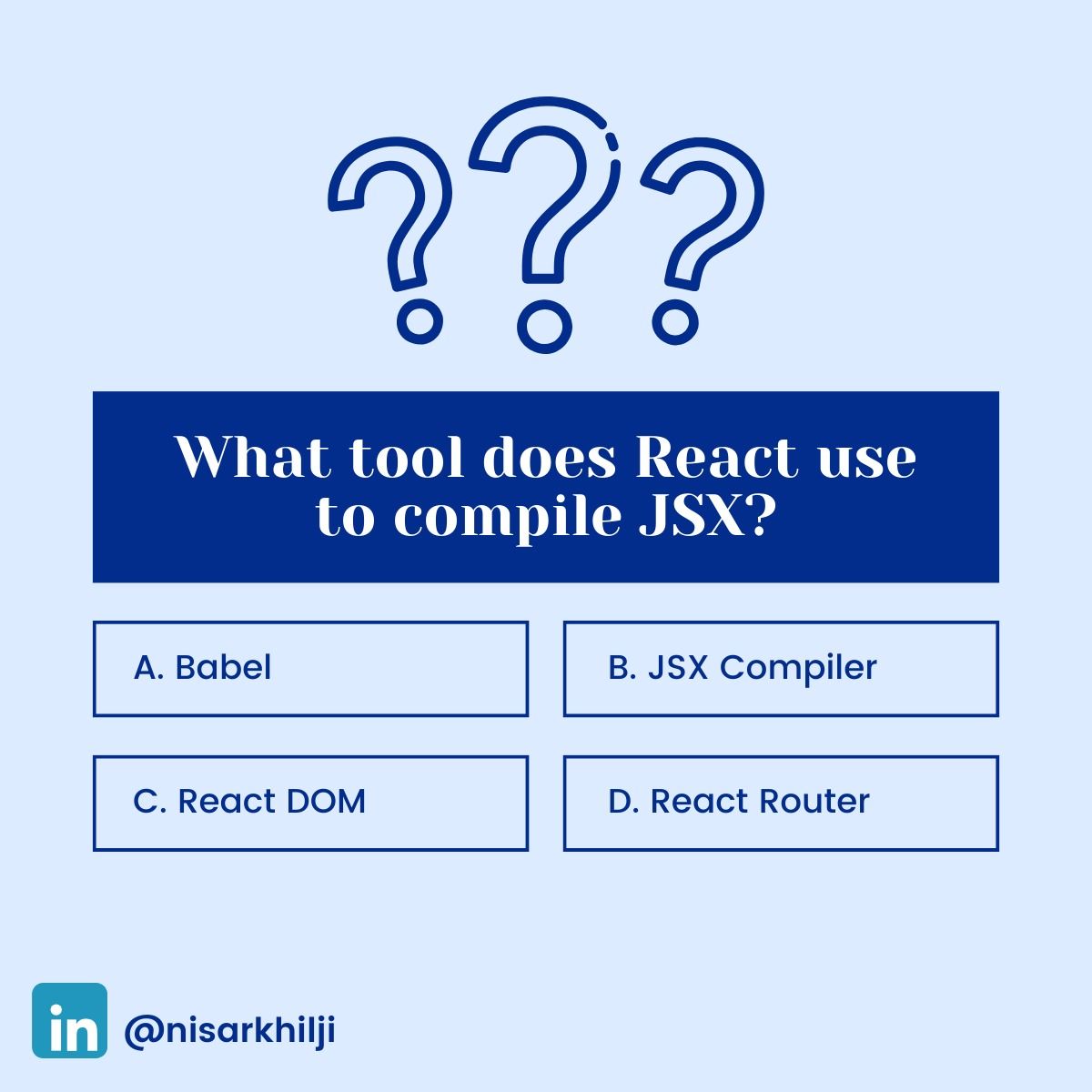 Nisar Khilji on LinkedIn: #reactjs #jsx #javascript #webdevelopment Nisar Khilji on LinkedIn: #reactjs #jsx #javascript #webdevelopment