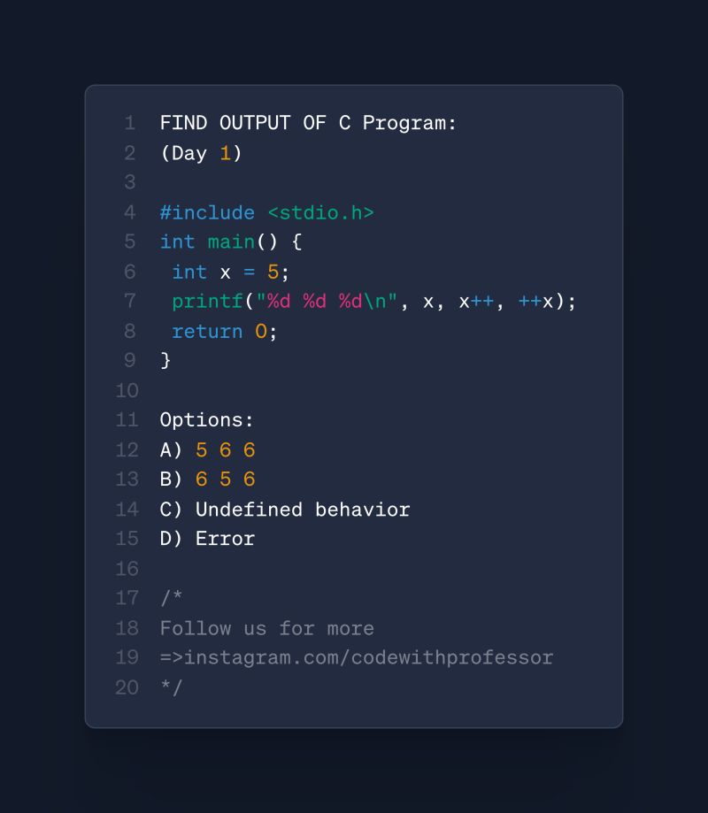 Ashwani Rajput. (Founder-CodeWithProfessor) on LinkedIn: #cprogramming ... Ashwani Rajput. (Founder-CodeWithProfessor) on LinkedIn: #cprogramming ...