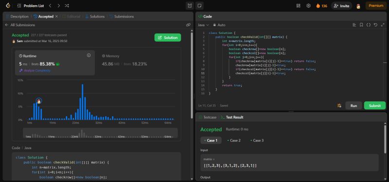#leetcode #100daysofcode #matrix #problemsolving #java #algorithms ... #leetcode #100daysofcode #matrix #problemsolving #java #algorithms ...