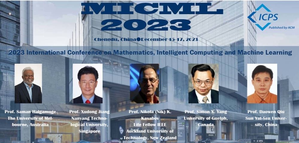 MICML 2023: A conference on Mathematics, Intelligent Computing and ... MICML 2023: A conference on Mathematics, Intelligent Computing and ...
