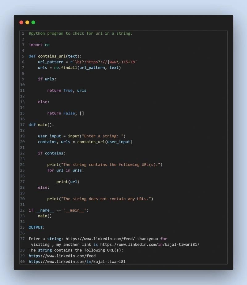 Sai Sri Reddy on LinkedIn: #pythonprogramming #regexmastery # ... Sai Sri Reddy on LinkedIn: #pythonprogramming #regexmastery # ...