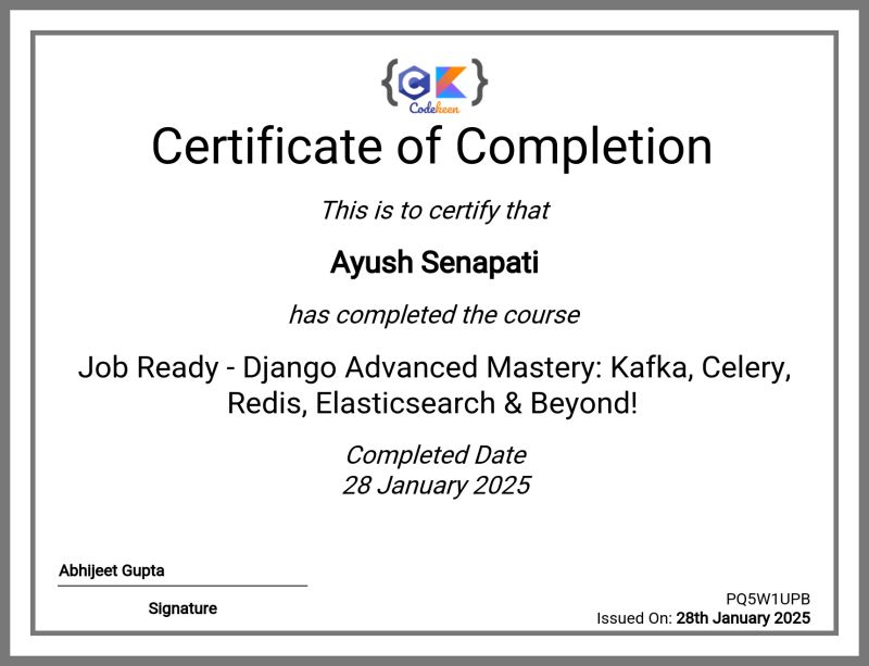 #django #python #backenddevelopment #rabbitmq #kafka #redis # ... #django #python #backenddevelopment #rabbitmq #kafka #redis # ...