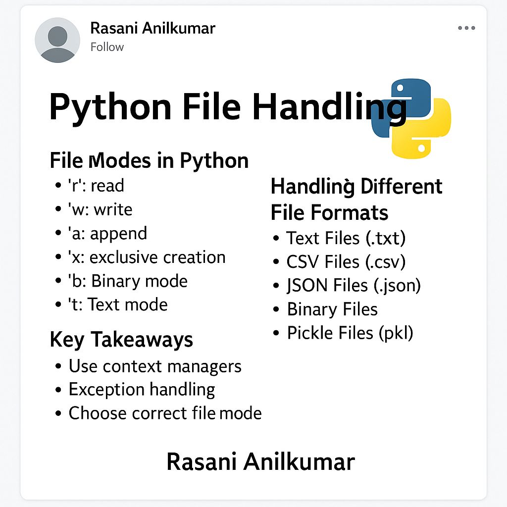 #python #filehandling #pythontips #learningjourney #softwareengineering ... #python #filehandling #pythontips #learningjourney #softwareengineering ...