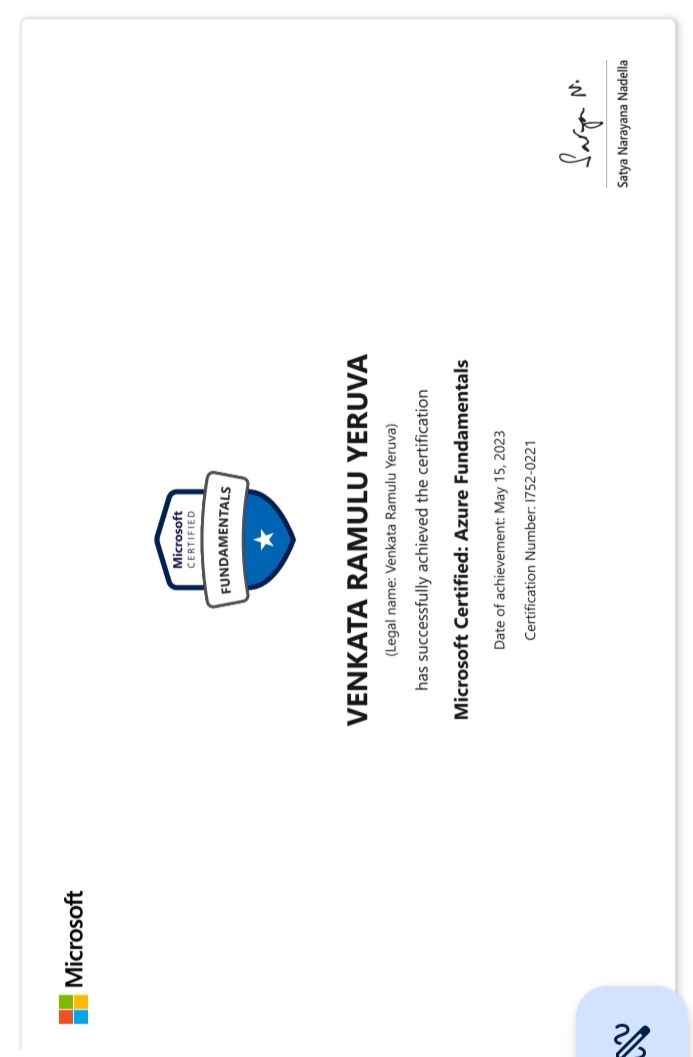 Venkata Ramulu Yeruva on LinkedIn: #connections #microsoftazure # ... Venkata Ramulu Yeruva on LinkedIn: #connections #microsoftazure # ...