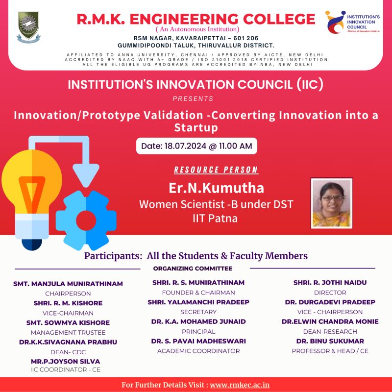 Dr. Jaison B Professor on LinkedIn: Innovation/Prototype Validation ... Dr. Jaison B Professor on LinkedIn: Innovation/Prototype Validation ...
