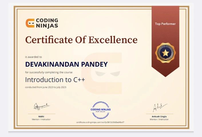 Devakinandan Pandey on LinkedIn: #cplusplus #codingninjas # ... Devakinandan Pandey on LinkedIn: #cplusplus #codingninjas # ...