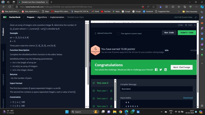 #algorithm #problemsolving #hackerrank #continuouslearning | Kunal Anand #algorithm #problemsolving #hackerrank #continuouslearning | Kunal Anand