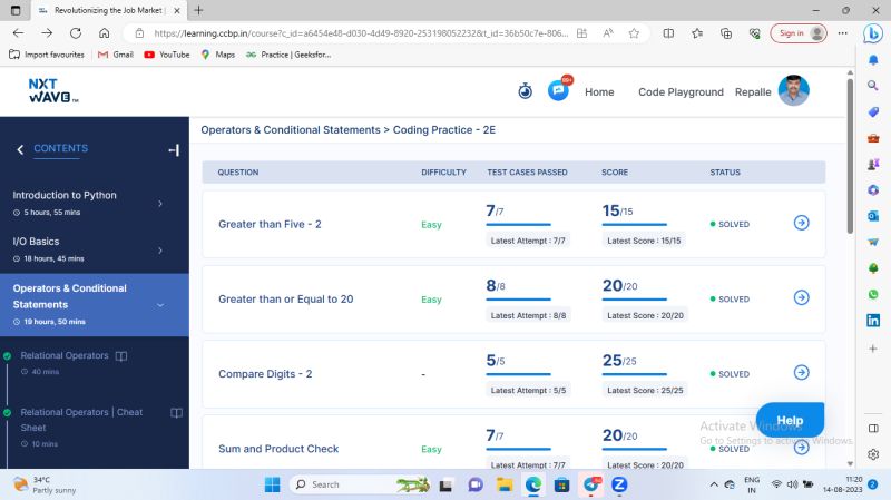 Repalle Hemanth on LinkedIn: #day26 #nxtwave #ccbpian #intensive4 # ... Repalle Hemanth on LinkedIn: #day26 #nxtwave #ccbpian #intensive4 # ...