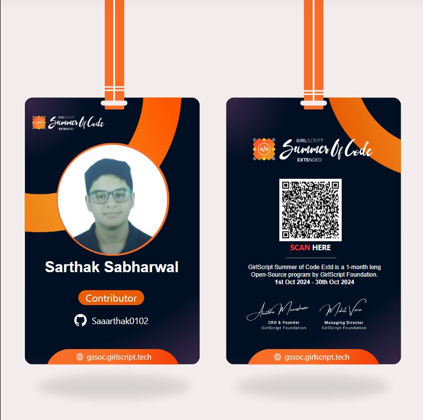 Sarthak Sabharwal on LinkedIn: #gssoc2024 #opensource #techcommunity # ... Sarthak Sabharwal on LinkedIn: #gssoc2024 #opensource #techcommunity # ...