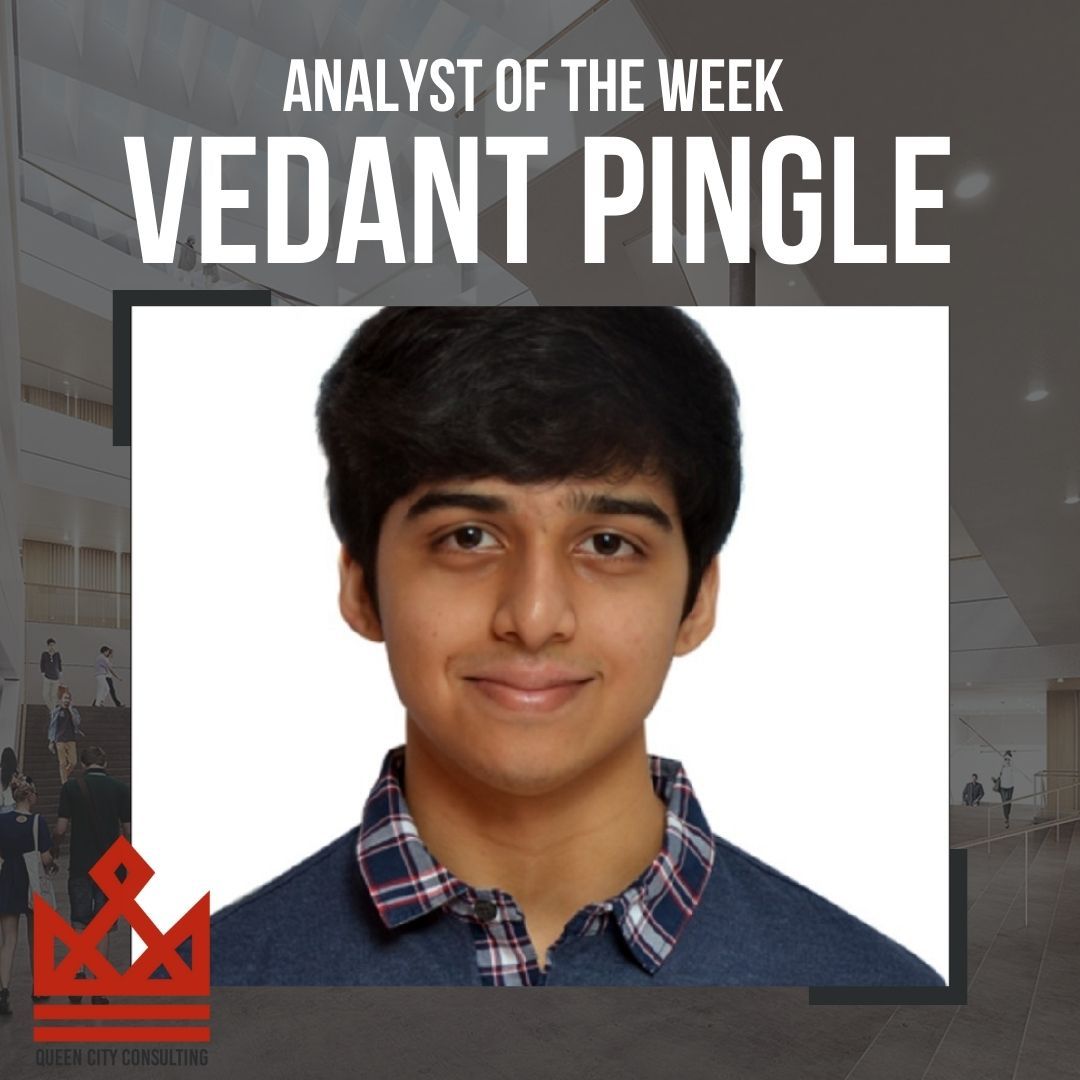 Queen City Consulting on LinkedIn: Congratulations to Vedant Pingle for ... Queen City Consulting on LinkedIn: Congratulations to Vedant Pingle for ...
