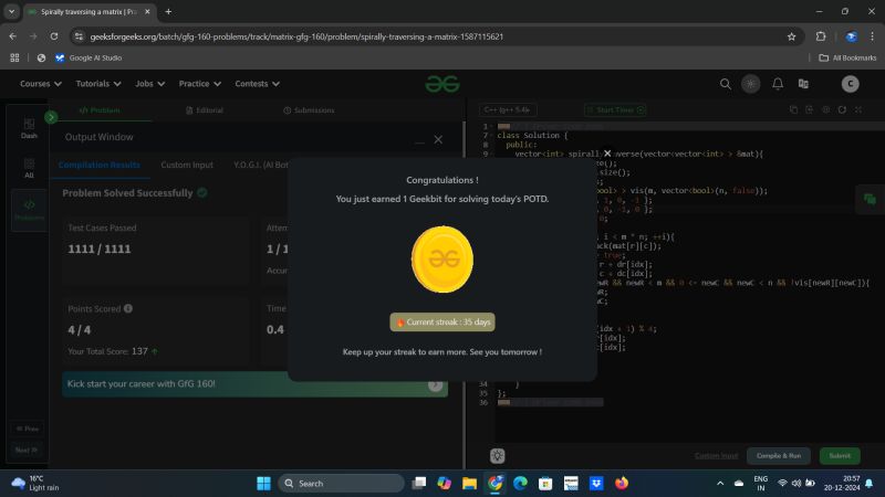 Chandrashekhar Mishra on LinkedIn: #gfg160 #gfg160 #geekstreak2024 Chandrashekhar Mishra on LinkedIn: #gfg160 #gfg160 #geekstreak2024
