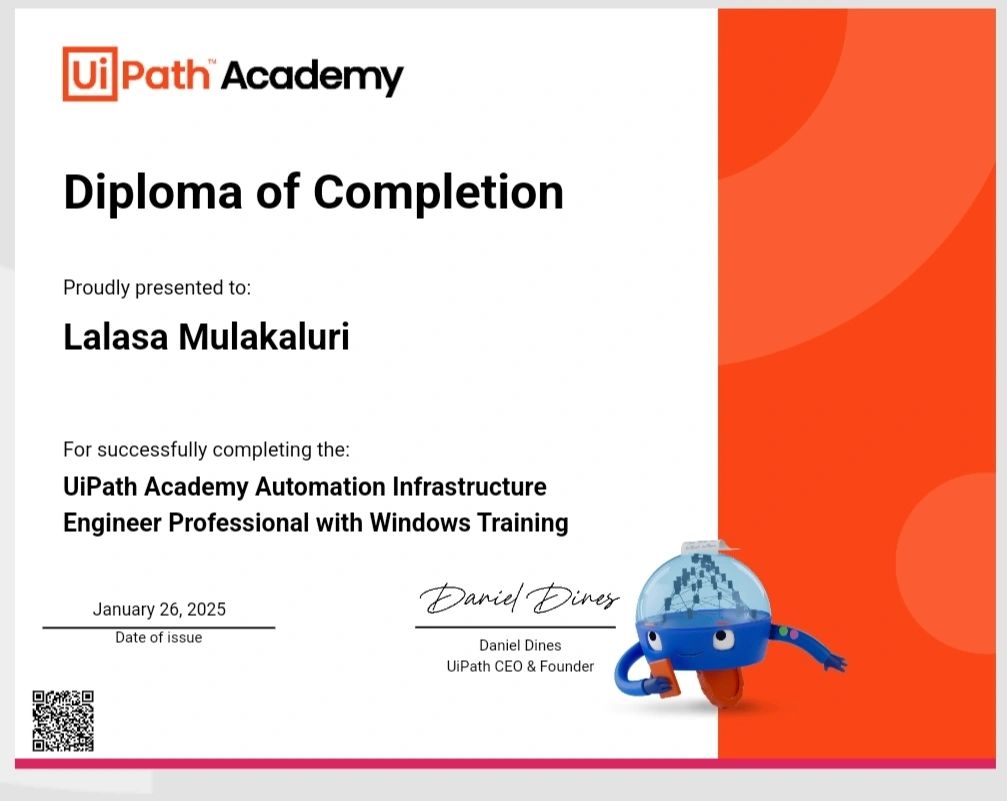 Lalasa Mulakaluri on LinkedIn: #uipath #uipathcommunity #rpa # ... Lalasa Mulakaluri on LinkedIn: #uipath #uipathcommunity #rpa # ...