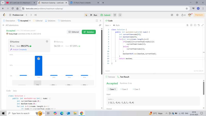 #day32 #100daysofcode #leetcode #codingchallenge #problemsolving ... #day32 #100daysofcode #leetcode #codingchallenge #problemsolving ...