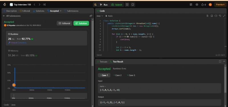 Priyanka K on LinkedIn: #day29 #leetcode #codingchallenge #3sum # ... Priyanka K on LinkedIn: #day29 #leetcode #codingchallenge #3sum # ...