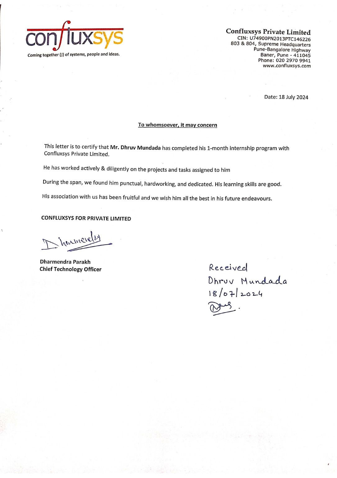 Dhruv Mundada on LinkedIn: #internship #softwaredevelopment #springboot ... Dhruv Mundada on LinkedIn: #internship #softwaredevelopment #springboot ...