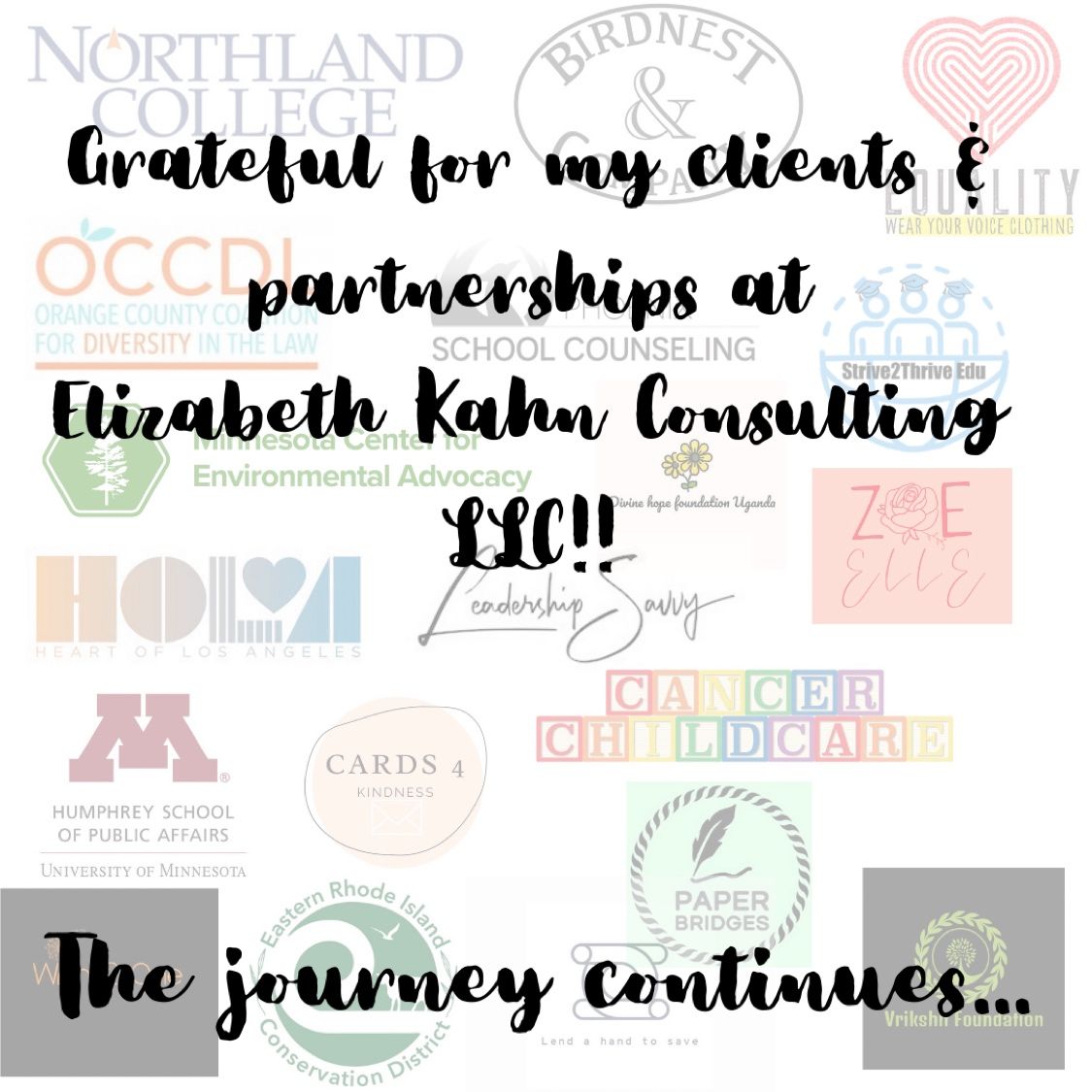 Elizabeth Kahn on LinkedIn: #consulting #thankful #clients #partners # ... Elizabeth Kahn on LinkedIn: #consulting #thankful #clients #partners # ...