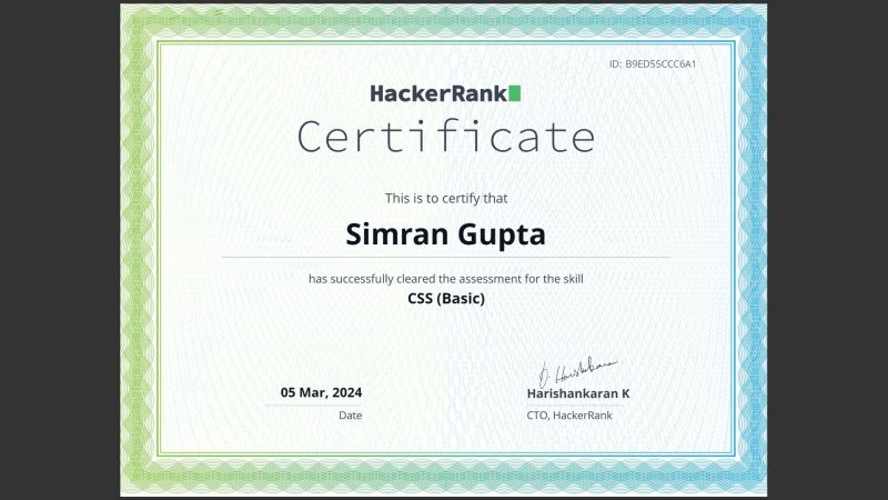 #css #certification #webdevelopment #hackerrank #codingjourney ... #css #certification #webdevelopment #hackerrank #codingjourney ...