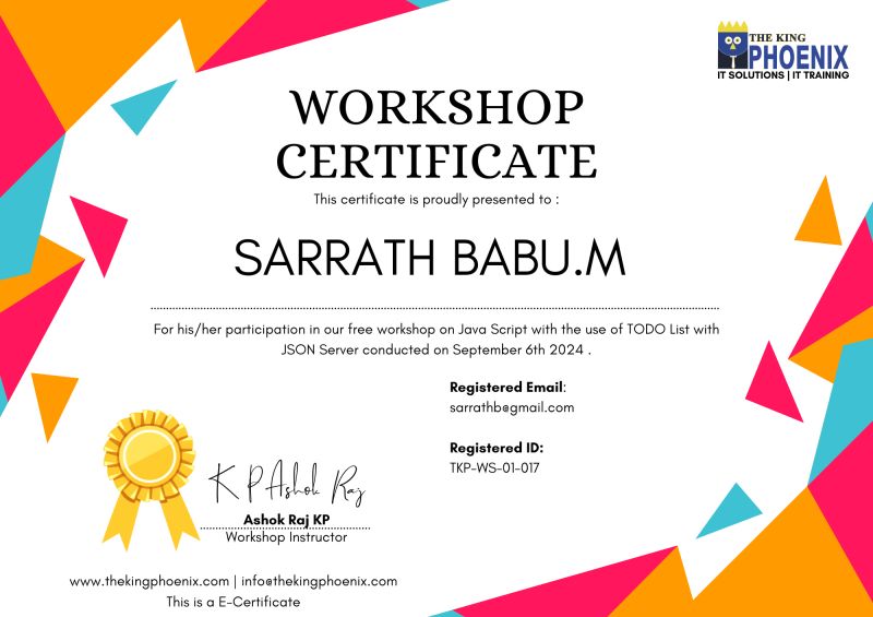 Sarrathbabu Mohankumar on LinkedIn: #javascript #webdevelopment # ... Sarrathbabu Mohankumar on LinkedIn: #javascript #webdevelopment # ...