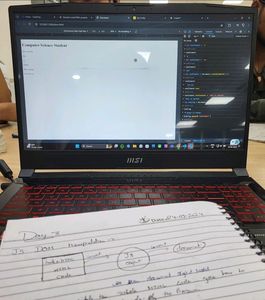 Kartik Kumar Singh on LinkedIn: #webdevelopment #learningjourney #dom # ... Kartik Kumar Singh on LinkedIn: #webdevelopment #learningjourney #dom # ...