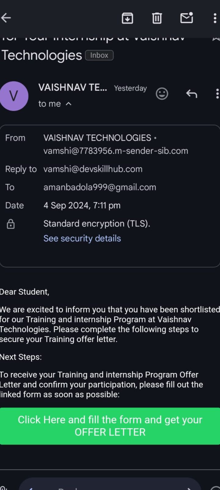 Aman Badola on LinkedIn: #jobscams #internshipscams #staysafe #jobhunt ... Aman Badola on LinkedIn: #jobscams #internshipscams #staysafe #jobhunt ...