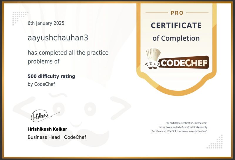 #codechef #codingjourney #milestone #abes | Aayush Chauhan #codechef #codingjourney #milestone #abes | Aayush Chauhan