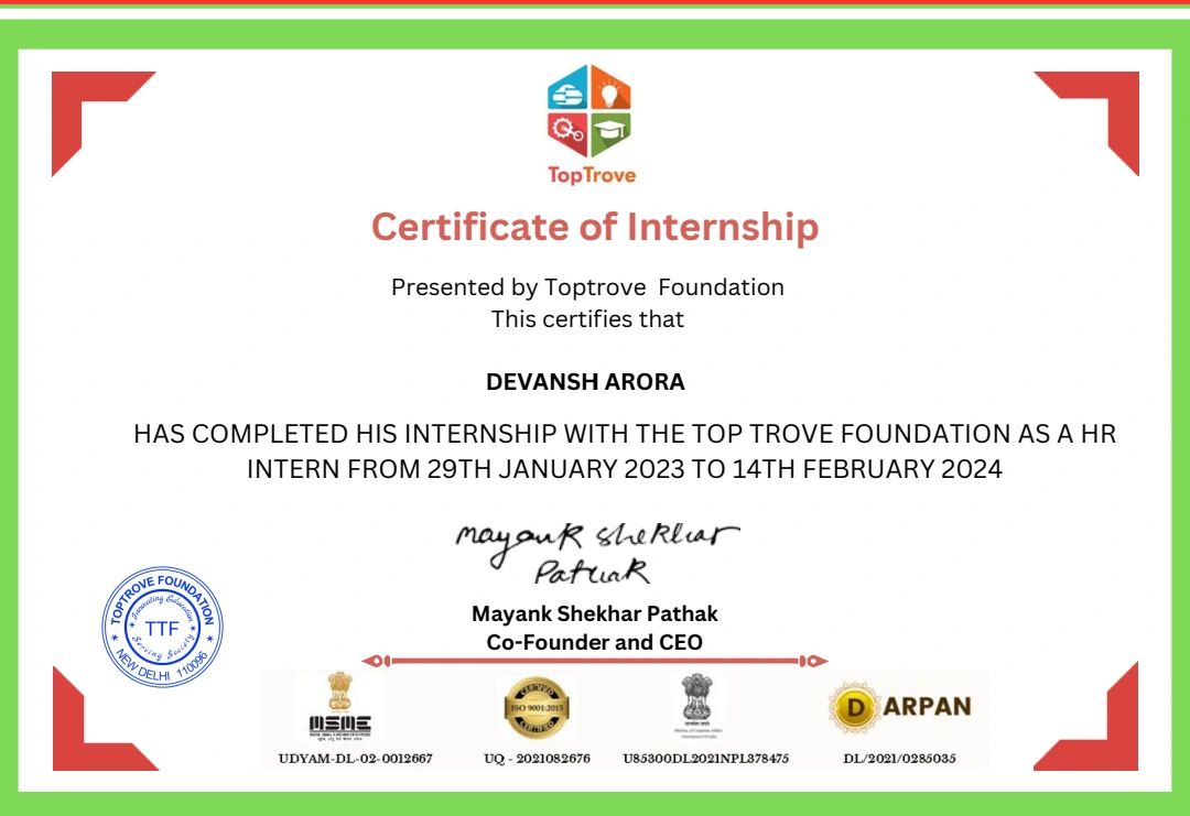 Devansh Arora posted on LinkedIn Devansh Arora posted on LinkedIn
