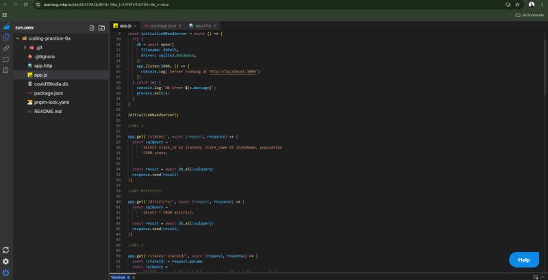 Manoj Kumar Pendem on LinkedIn: #nodejs #expressjs #sqlite # ... Manoj Kumar Pendem on LinkedIn: #nodejs #expressjs #sqlite # ...