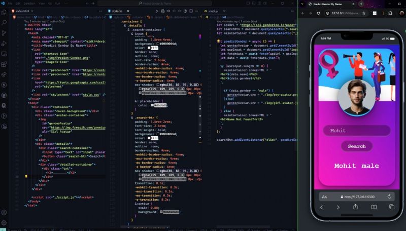 My new project using JavaScript to predict gender | Mohit Anand posted ... My new project using JavaScript to predict gender | Mohit Anand posted ...
