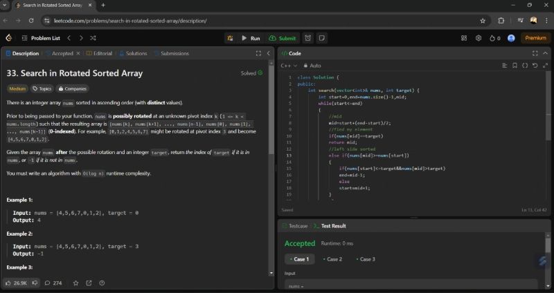 Khushi Chaudhary on LinkedIn: #dsa #binarysearch #dsa #c #algorithms # ... Khushi Chaudhary on LinkedIn: #dsa #binarysearch #dsa #c #algorithms # ...