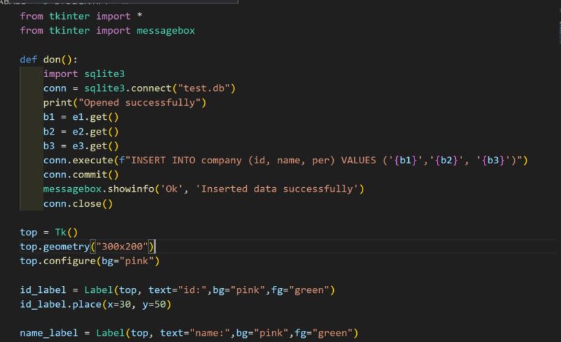 Rohit Mirge on LinkedIn: #python #tkinter #sqlite #programming # ... Rohit Mirge on LinkedIn: #python #tkinter #sqlite #programming # ...