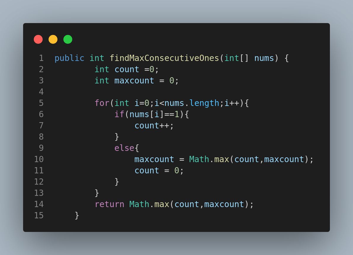 Day 21 of #100daysofcodechallenge: Max Consecutive Ones | Ruthvik JS ... Day 21 of #100daysofcodechallenge: Max Consecutive Ones | Ruthvik JS ...
