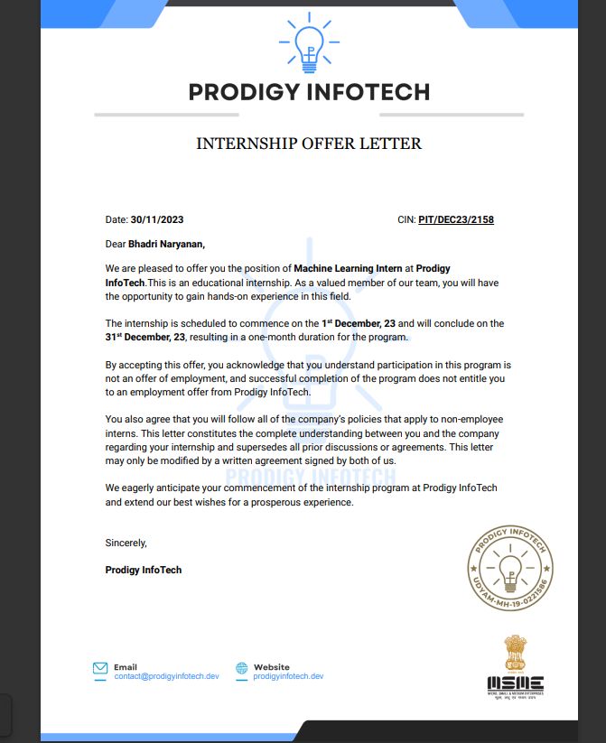 Bhadri Narayanan on LinkedIn: #prodigyinfotech #careerjourney Bhadri Narayanan on LinkedIn: #prodigyinfotech #careerjourney