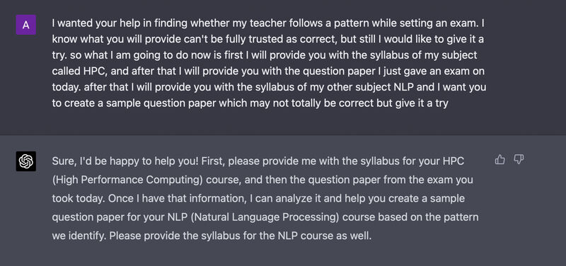Ayushmaan Dhar on LinkedIn: #ai #openai #chatgpt #studystrategy # ... Ayushmaan Dhar on LinkedIn: #ai #openai #chatgpt #studystrategy # ...