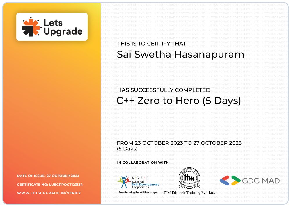 Sai Swetha Hasanapuram on LinkedIn: Hey Everyone, I am excited to share ... Sai Swetha Hasanapuram on LinkedIn: Hey Everyone, I am excited to share ...