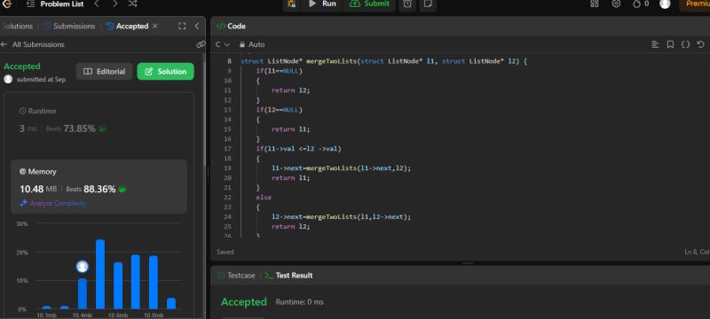 Abhinav Kumar on LinkedIn: Hey everyone i have just solved 21. Merge ... Abhinav Kumar on LinkedIn: Hey everyone i have just solved 21. Merge ...
