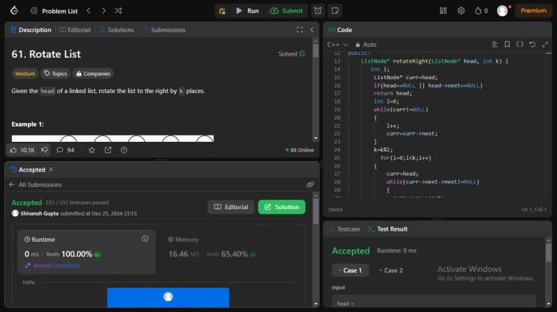 Shivansh Gupta on LinkedIn: #programming #leetcode #c Shivansh Gupta on LinkedIn: #programming #leetcode #c