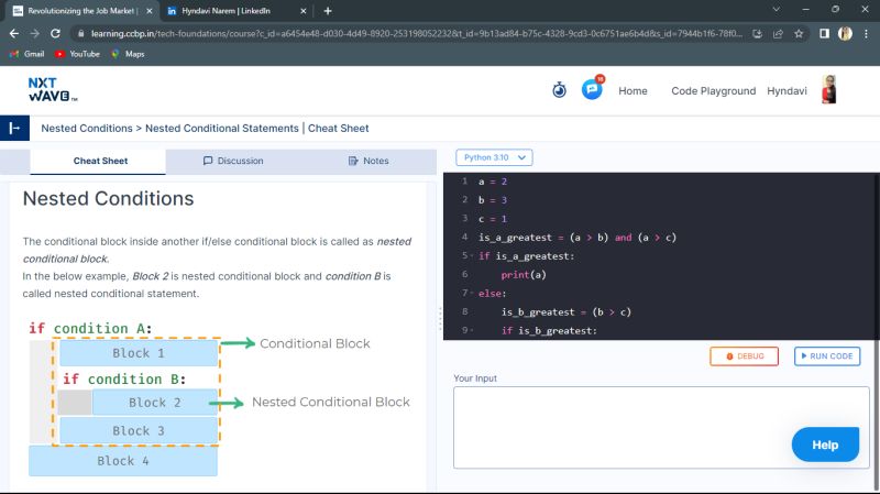 Hyndavi Narem on LinkedIn: #python #day29 #30daysofcodechallenge #ccbp ... Hyndavi Narem on LinkedIn: #python #day29 #30daysofcodechallenge #ccbp ...