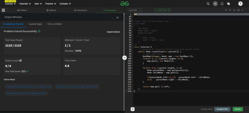 Tanmay Kapoor on LinkedIn: Day: 91/100 Problem: Construct Binary Tree ... Tanmay Kapoor on LinkedIn: Day: 91/100 Problem: Construct Binary Tree ...