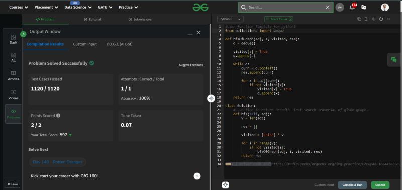 #geekstreak2024 #bfs #graphalgorithms #python #geeksforgeeks #gfg160 # ... #geekstreak2024 #bfs #graphalgorithms #python #geeksforgeeks #gfg160 # ...