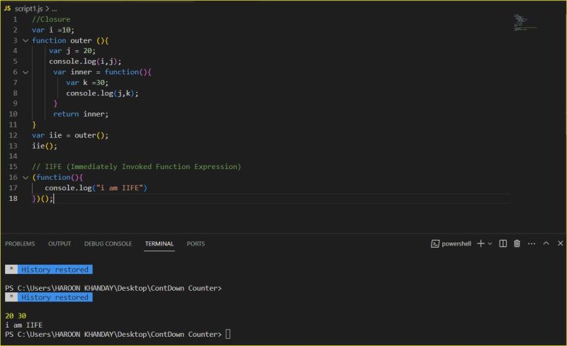 Learn about JavaScript closures and IIFE | Haroon Nissar posted on the ... Learn about JavaScript closures and IIFE | Haroon Nissar posted on the ...