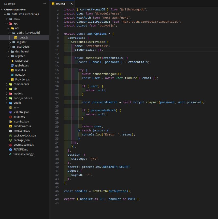 Aditya Kushwah on LinkedIn: In Nextjs Authentication with credentials ... Aditya Kushwah on LinkedIn: In Nextjs Authentication with credentials ...